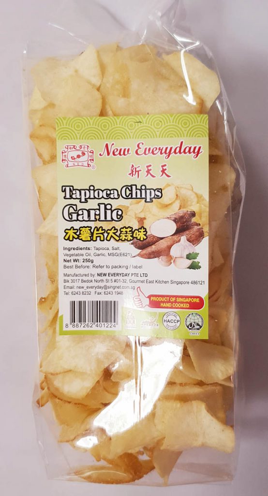 Tapioca Chips Garlic 220g