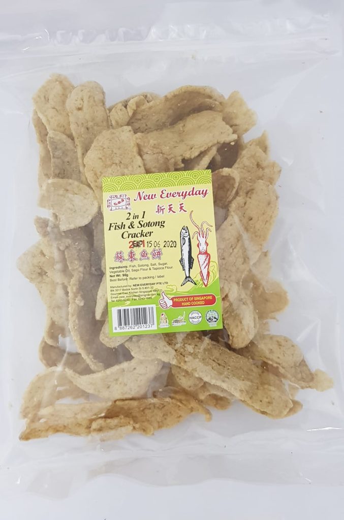 Fish & Sotong Cracker (2in1) Original 80g