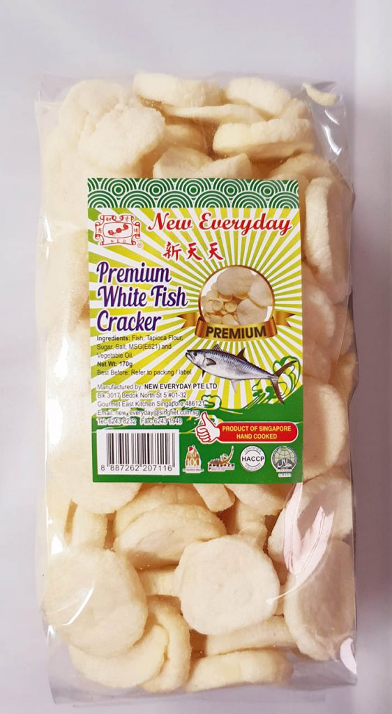 Premium White Fish Crackers 140g