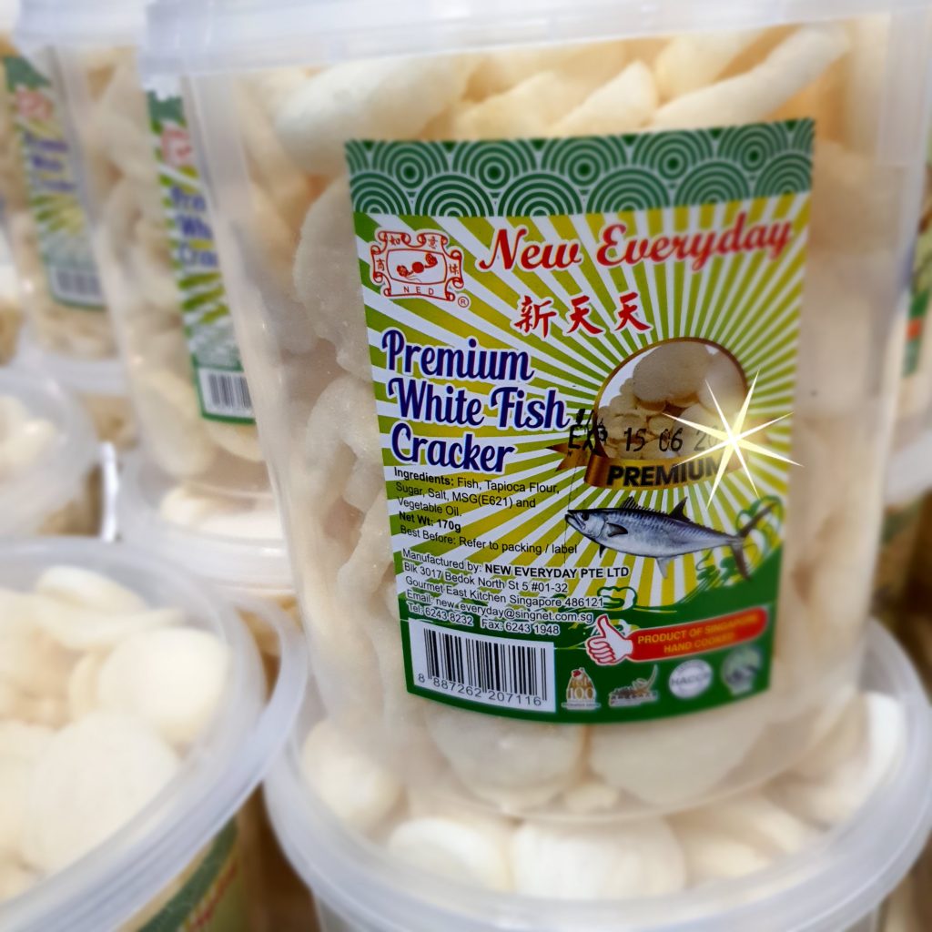 Premium White Fish Crackers 140g